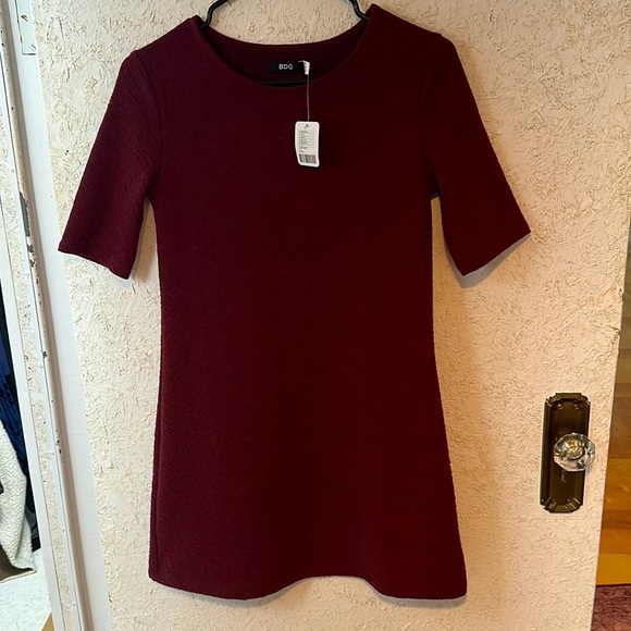 BDG | Dresses | Nwt Urban Outfitters Bdg Wine Colored Mini Dress | Poshmark